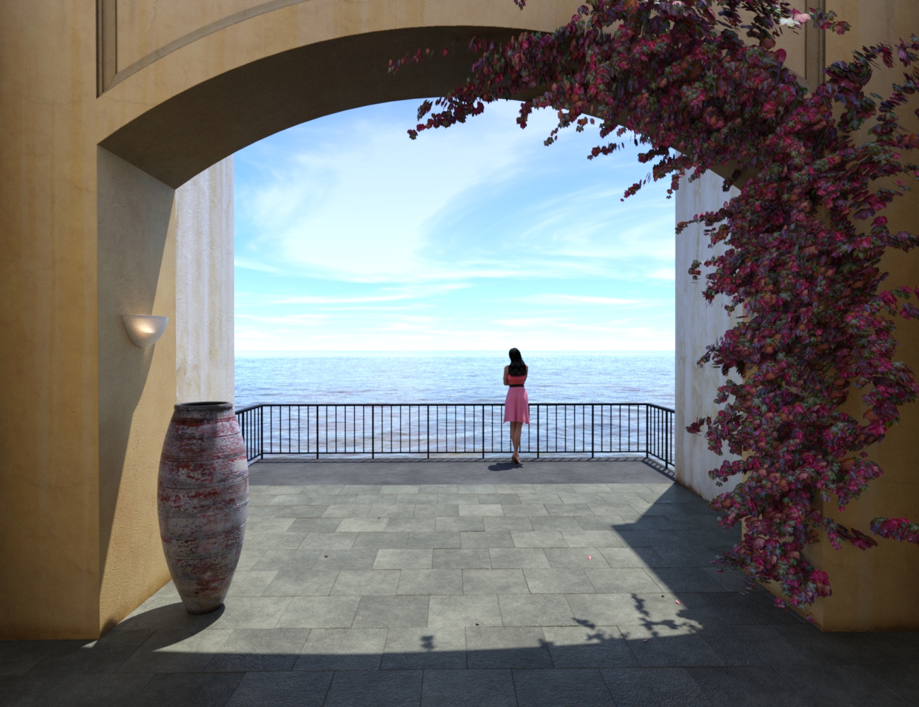 Breezeway and Balcony | Daz 3D
