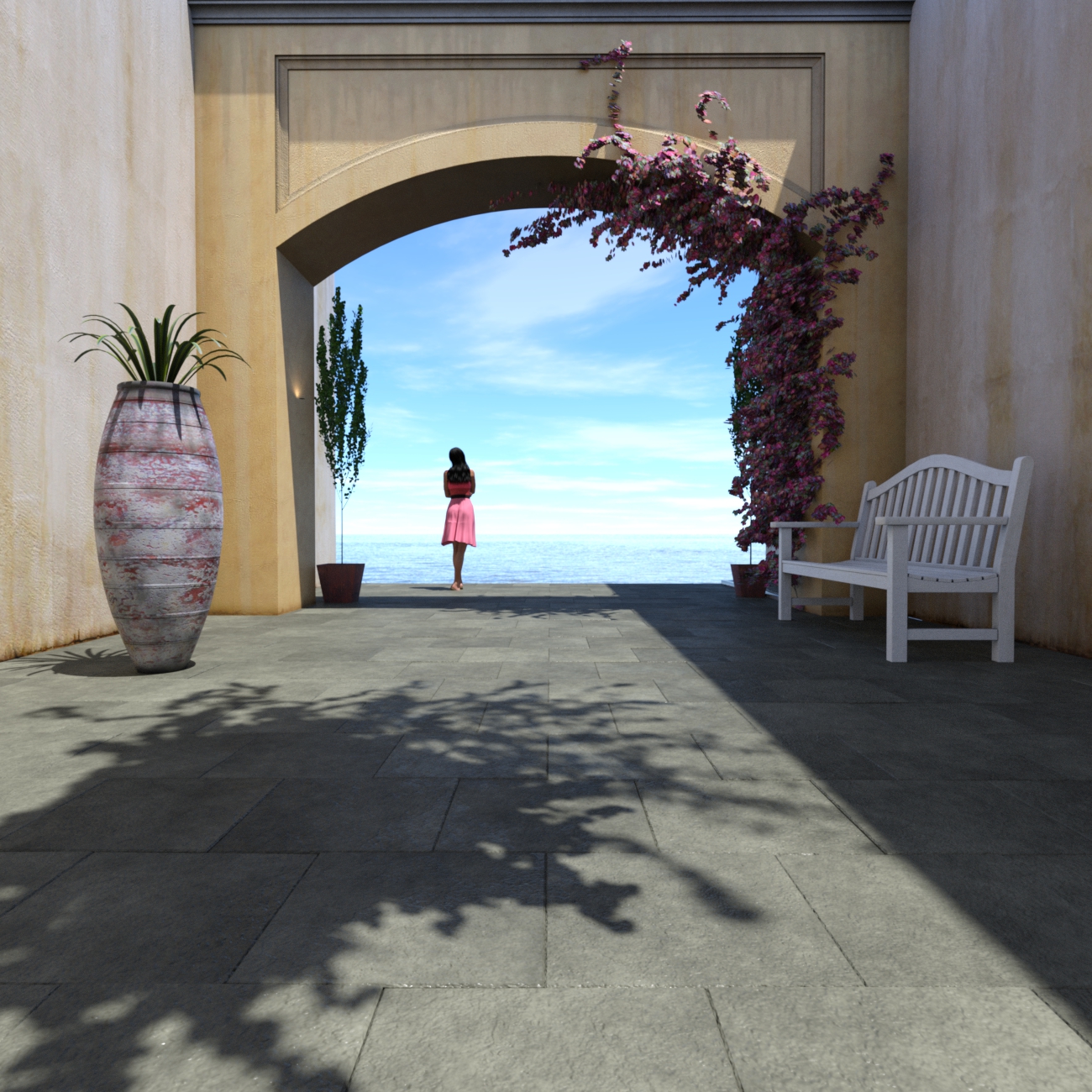 Breezeway and Balcony | Daz 3D