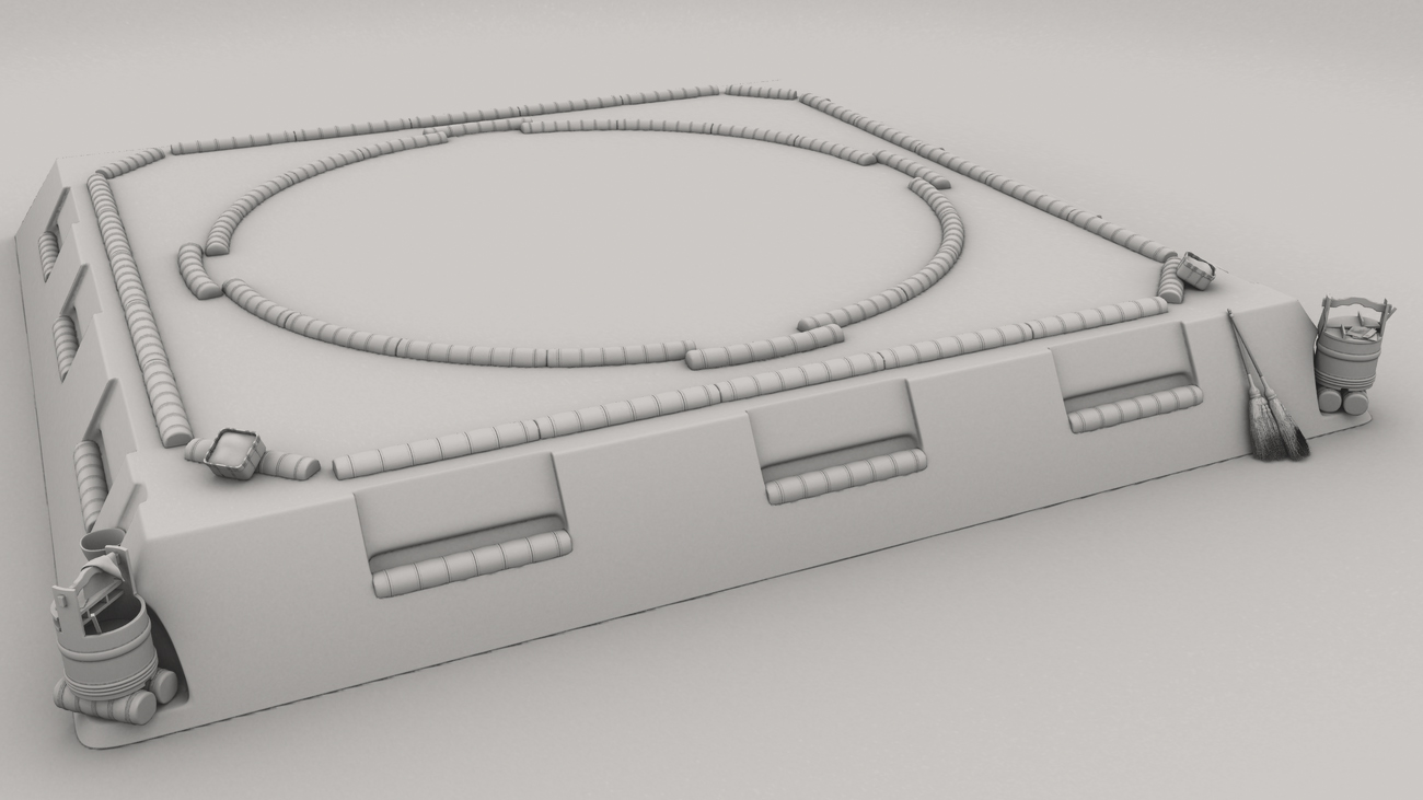 Sumo Dohyo and Props | Daz 3D