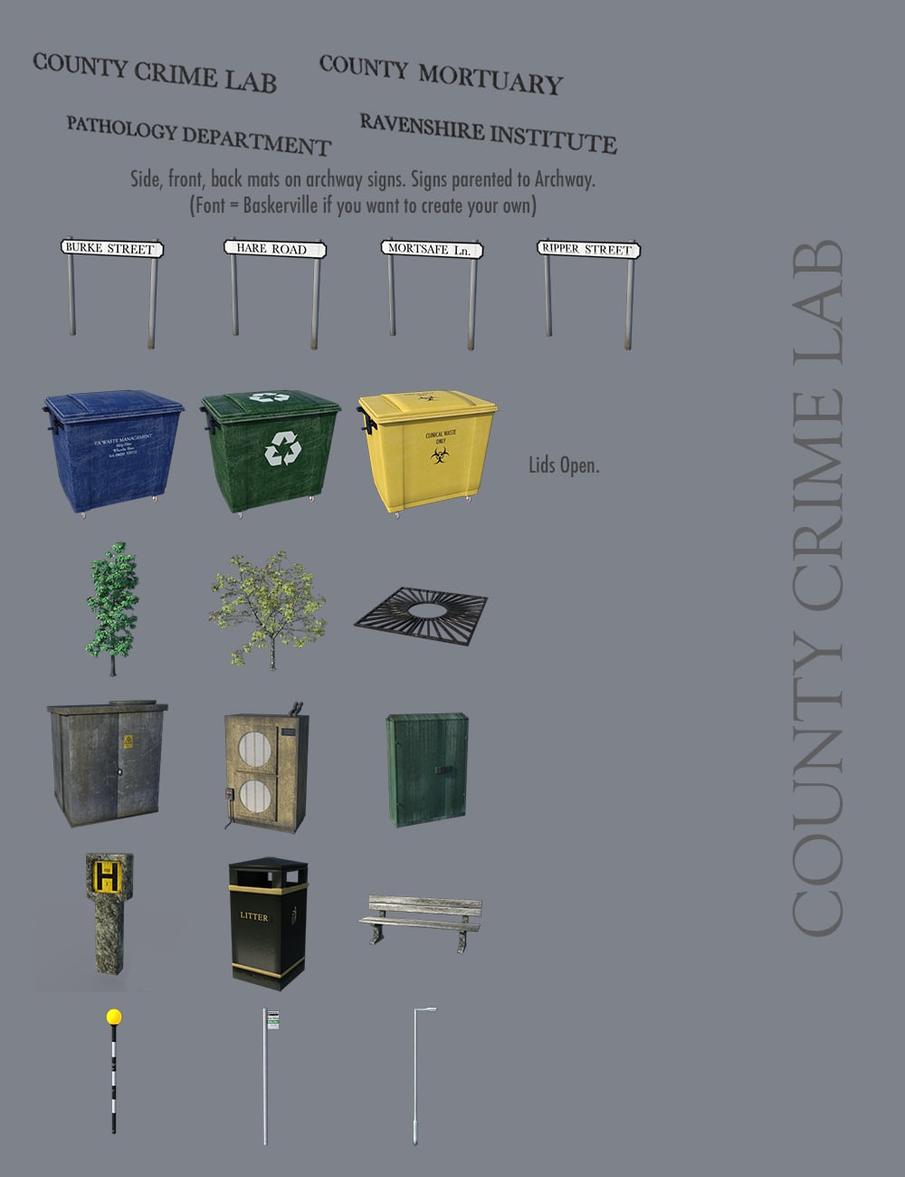 County Crime Lab | Daz 3D