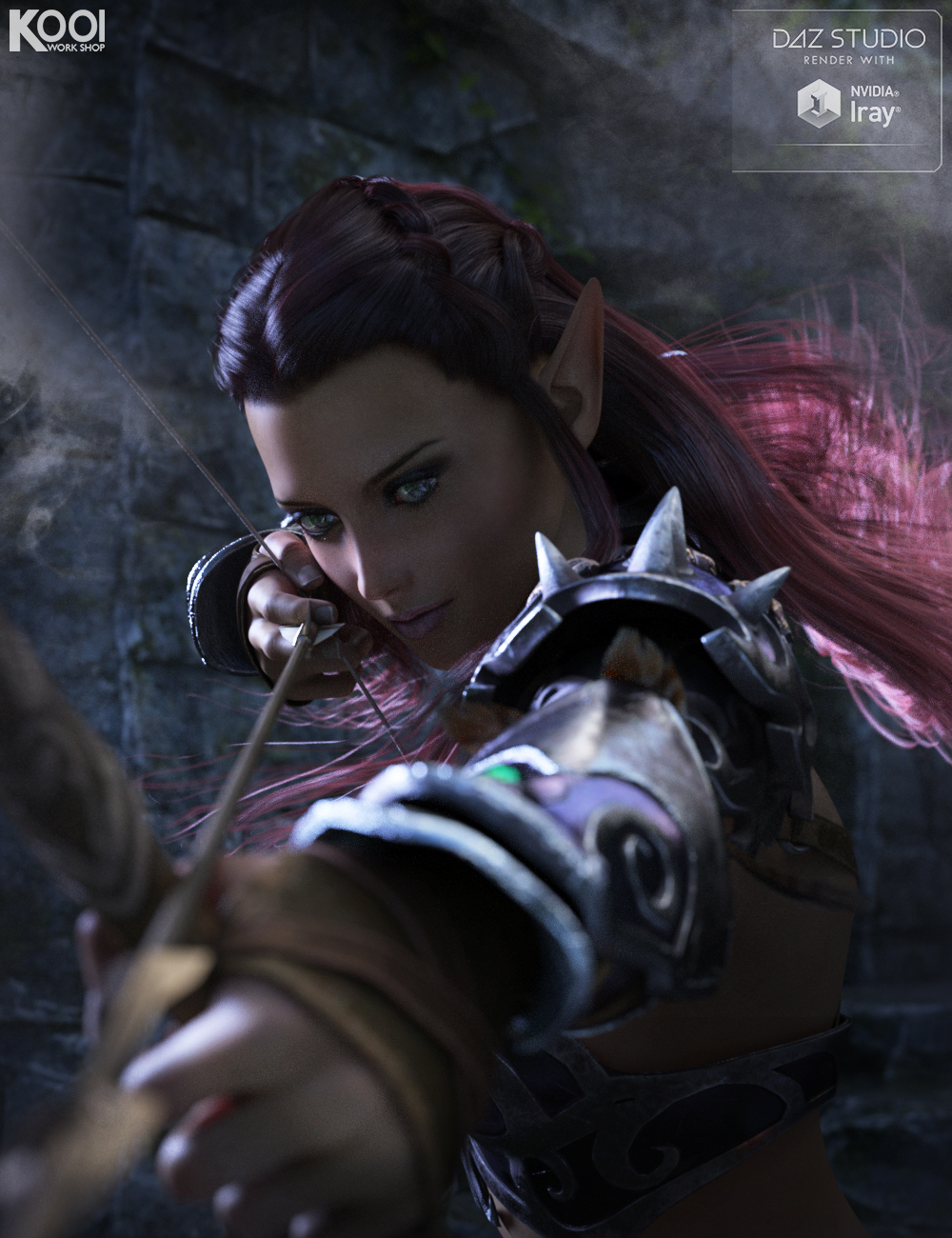 Astrid Elf Bundle Daz 3d