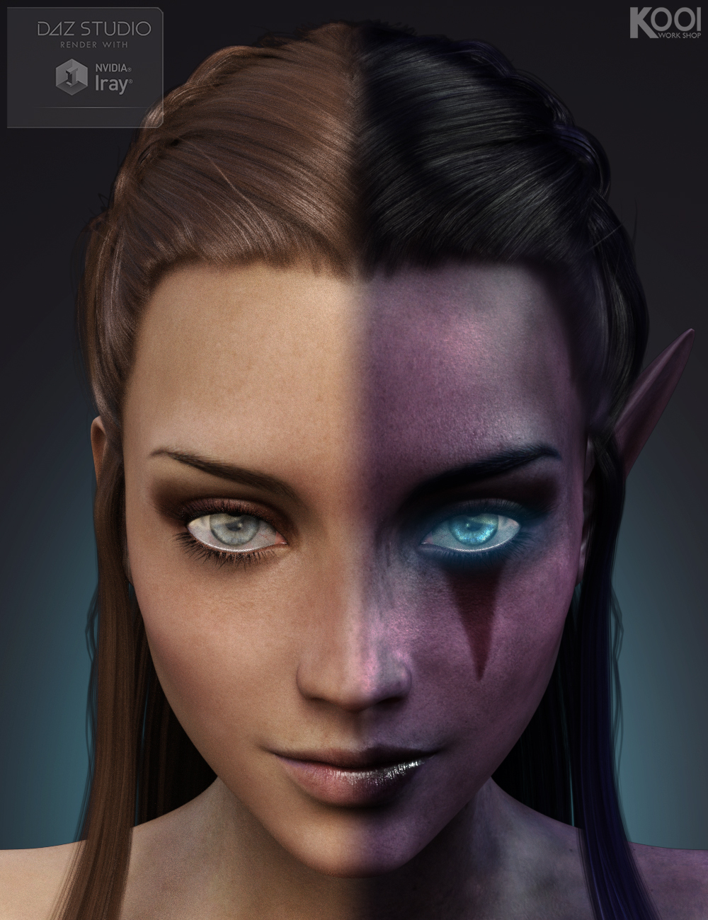 Astrid Elf Bundle Daz 3d