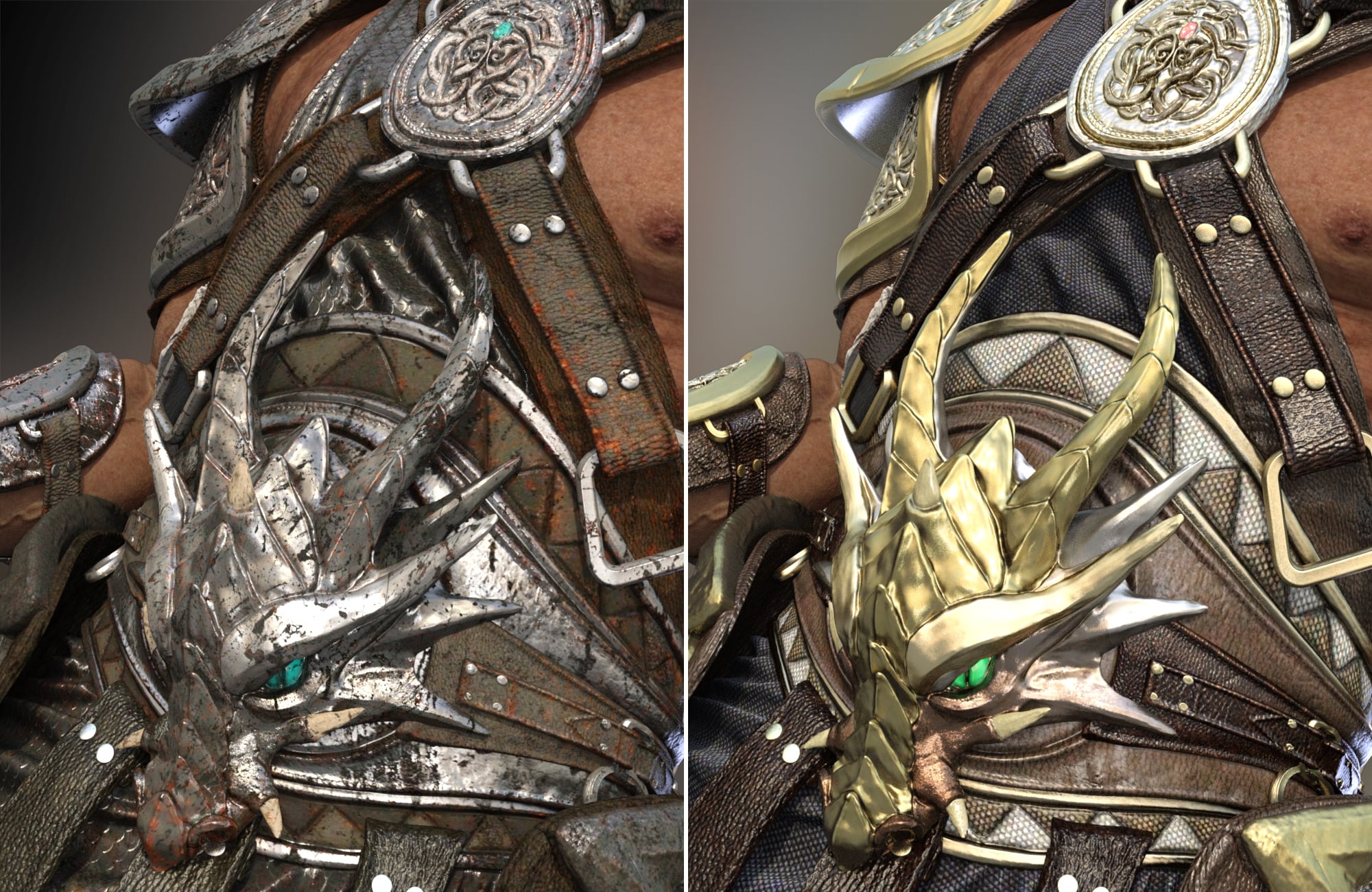Dragonsbane Barbarian Clothing Textures | Daz 3D