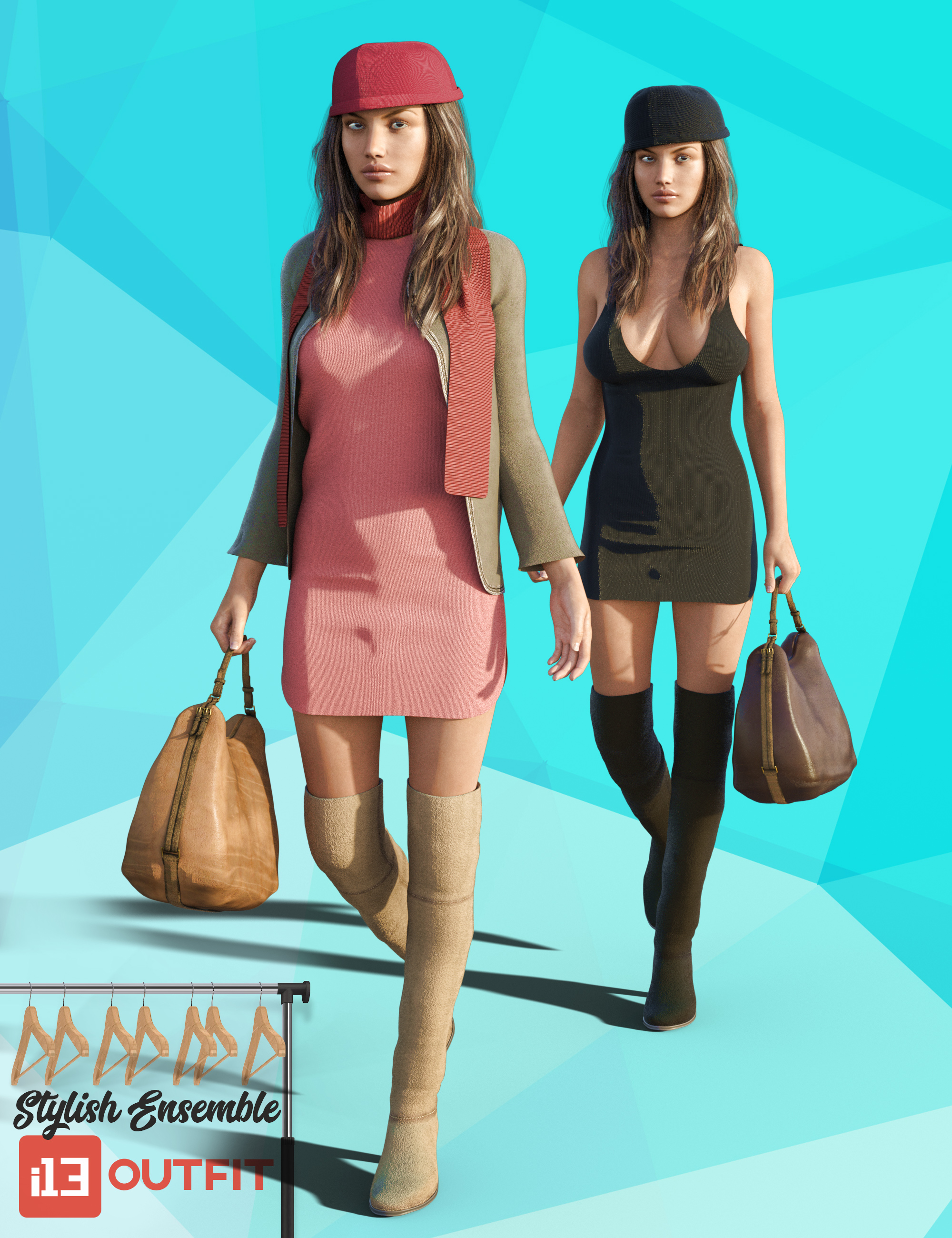 i13 Clothing Boutique Bundle | Daz 3D