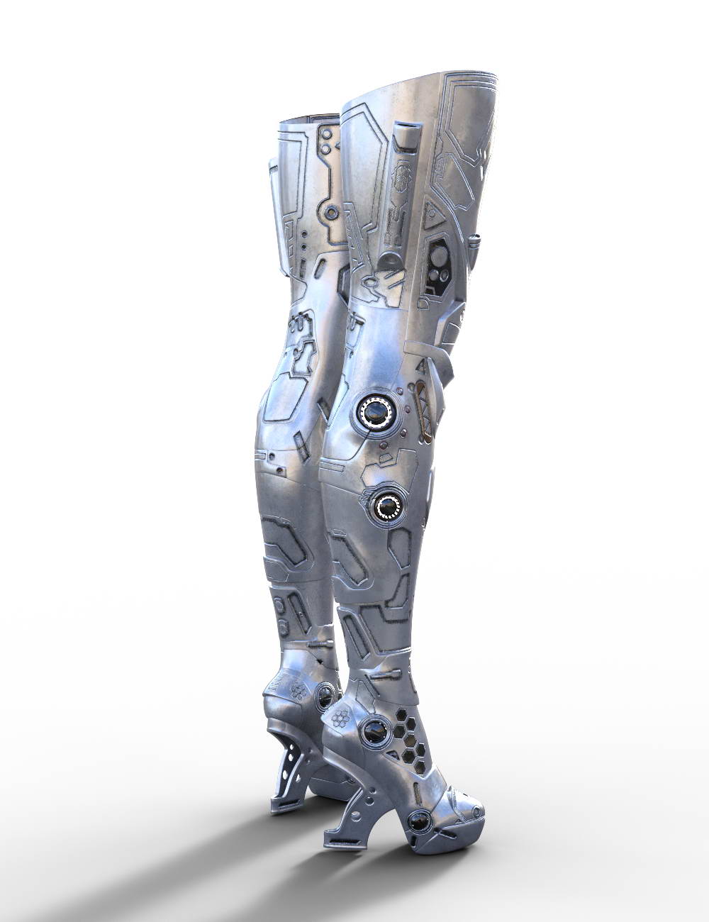 Classic Sci-fi Boots for Genesis 3 Female(s) | Daz 3D