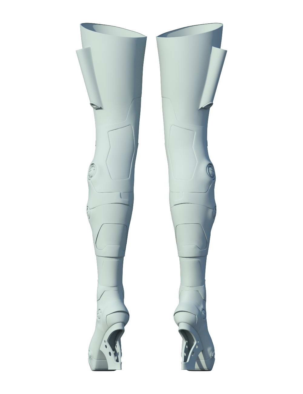 Classic Sci-fi Boots for Genesis 3 Female(s) | Daz 3D