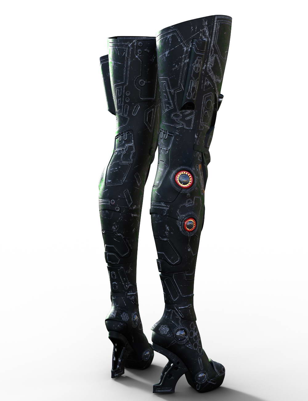 Classic Sci-fi Boots for Genesis 3 Female(s) | Daz 3D