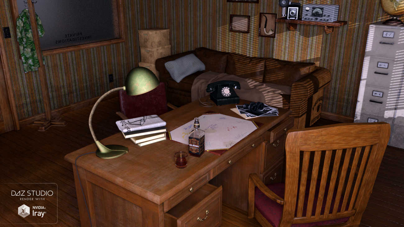 Private Eye Props | Daz 3D