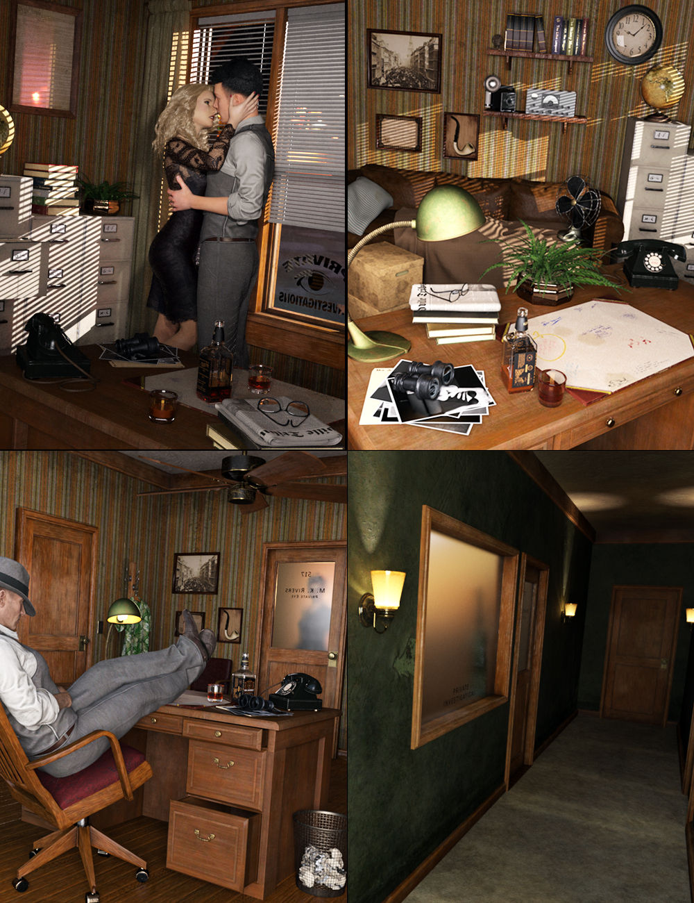 Private Eye Bundle | Daz 3D