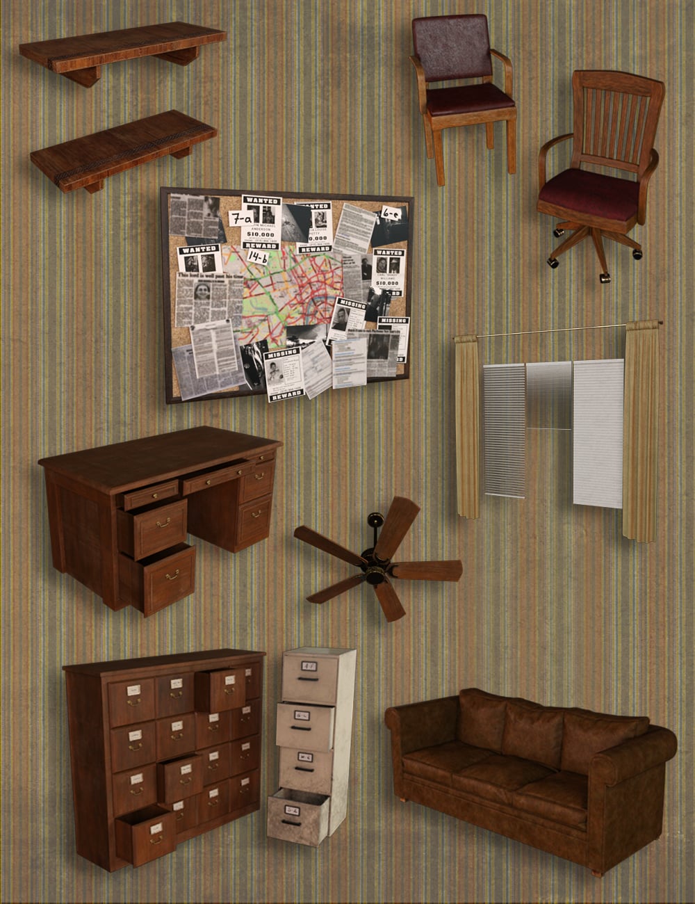 Private Eye Bundle | Daz 3D