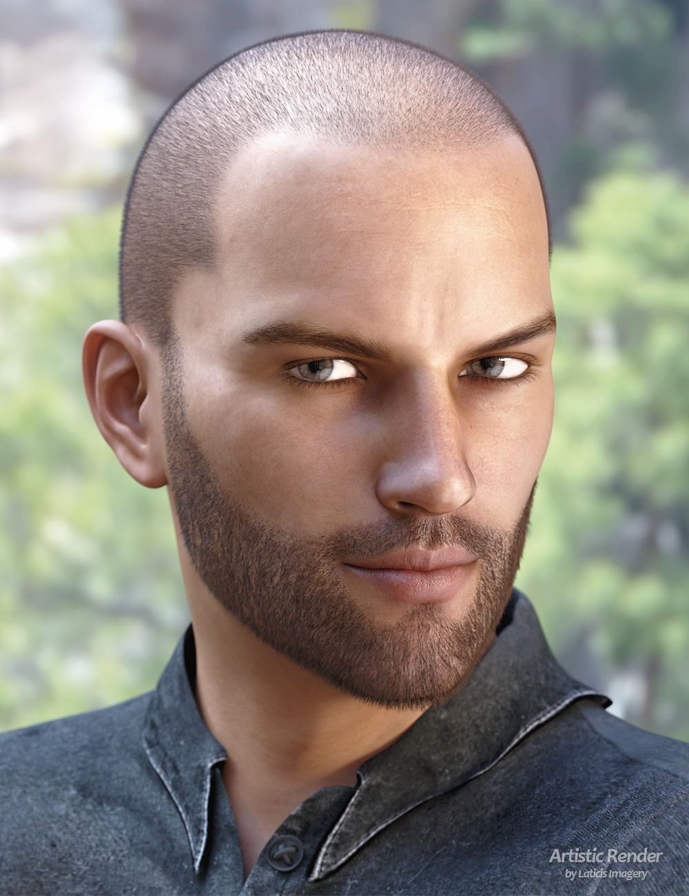 FWSA Carson HD for Michael 7 and LI Carson Whiskers | Daz 3D