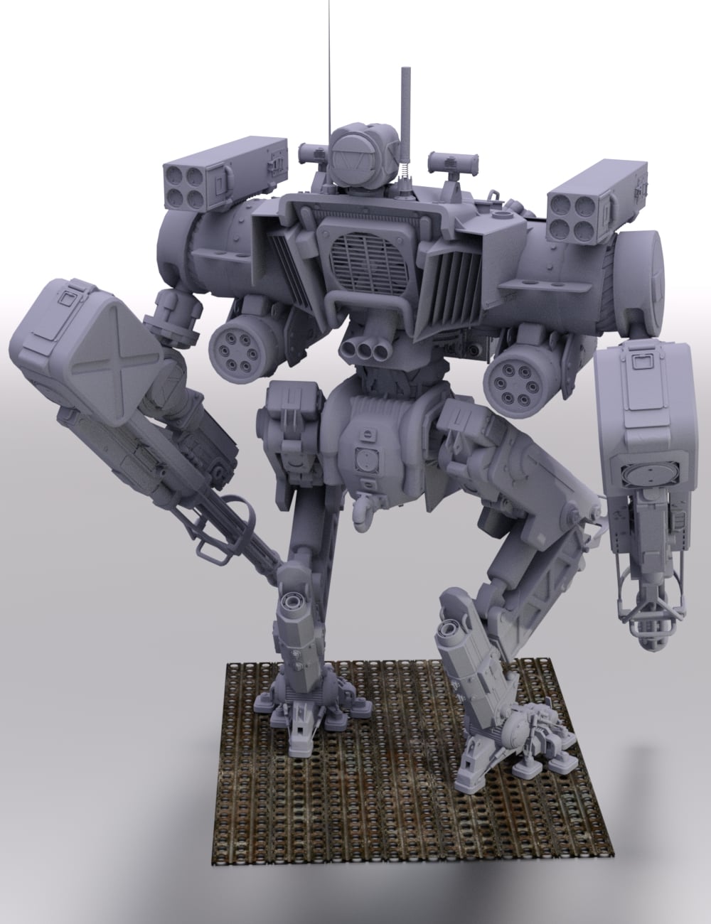 LG09 Combat Mech | Daz 3D