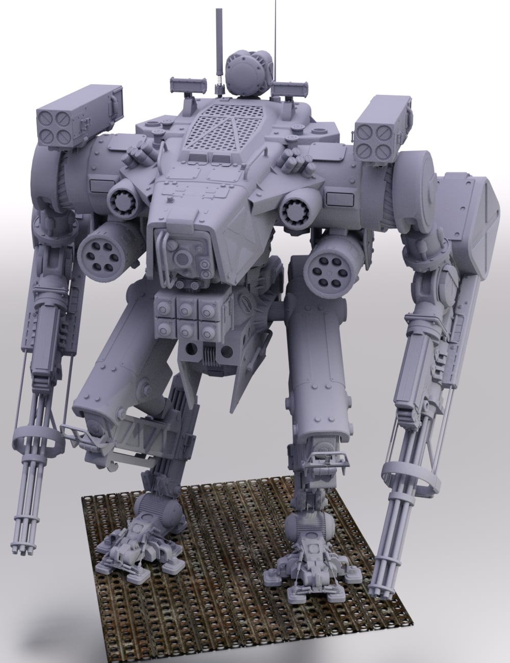 LG09 Combat Mech | Daz 3D