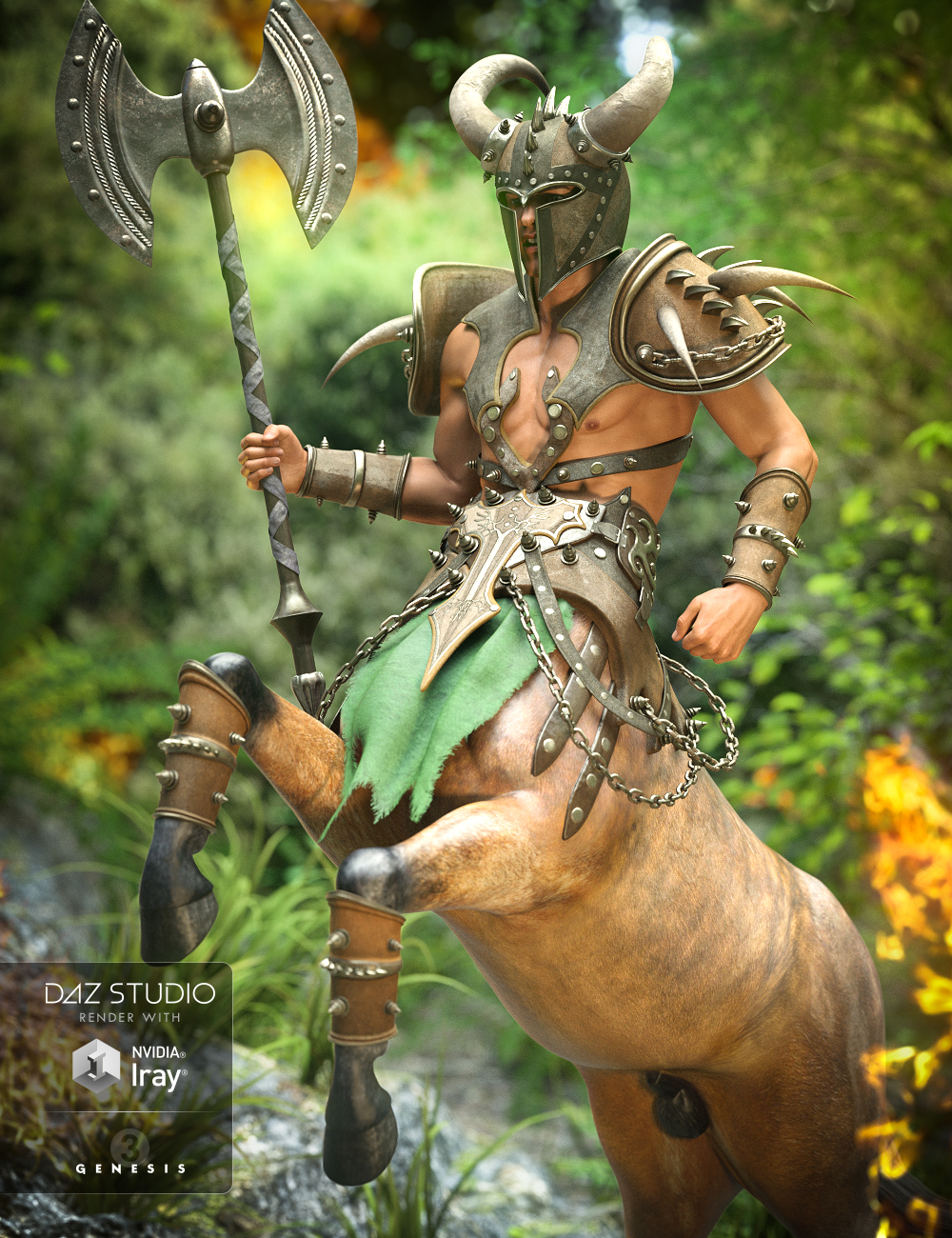 Centaur 7 Male Starter Bundle | Daz 3D