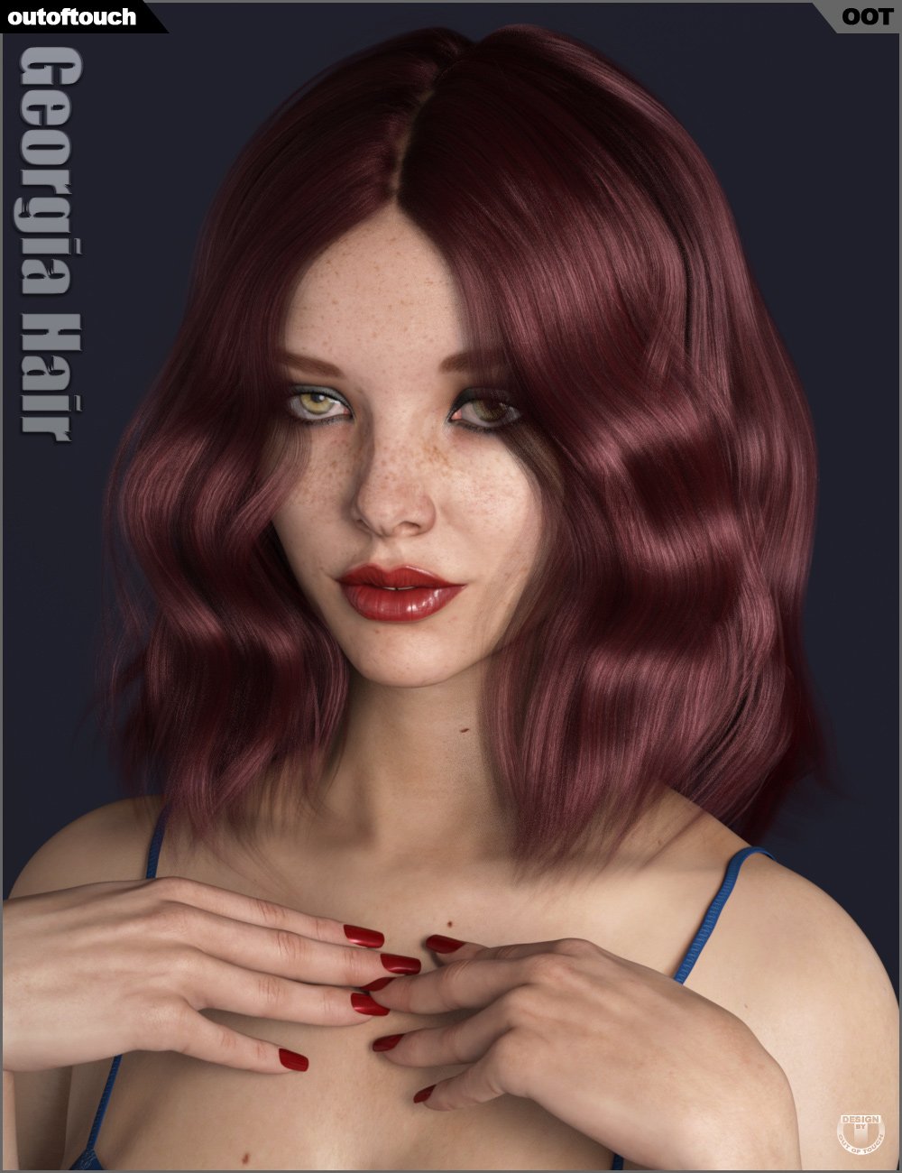 Georgia Hair And Oot Hairblending 2 0 For Genesis 3 Female S Daz 3d