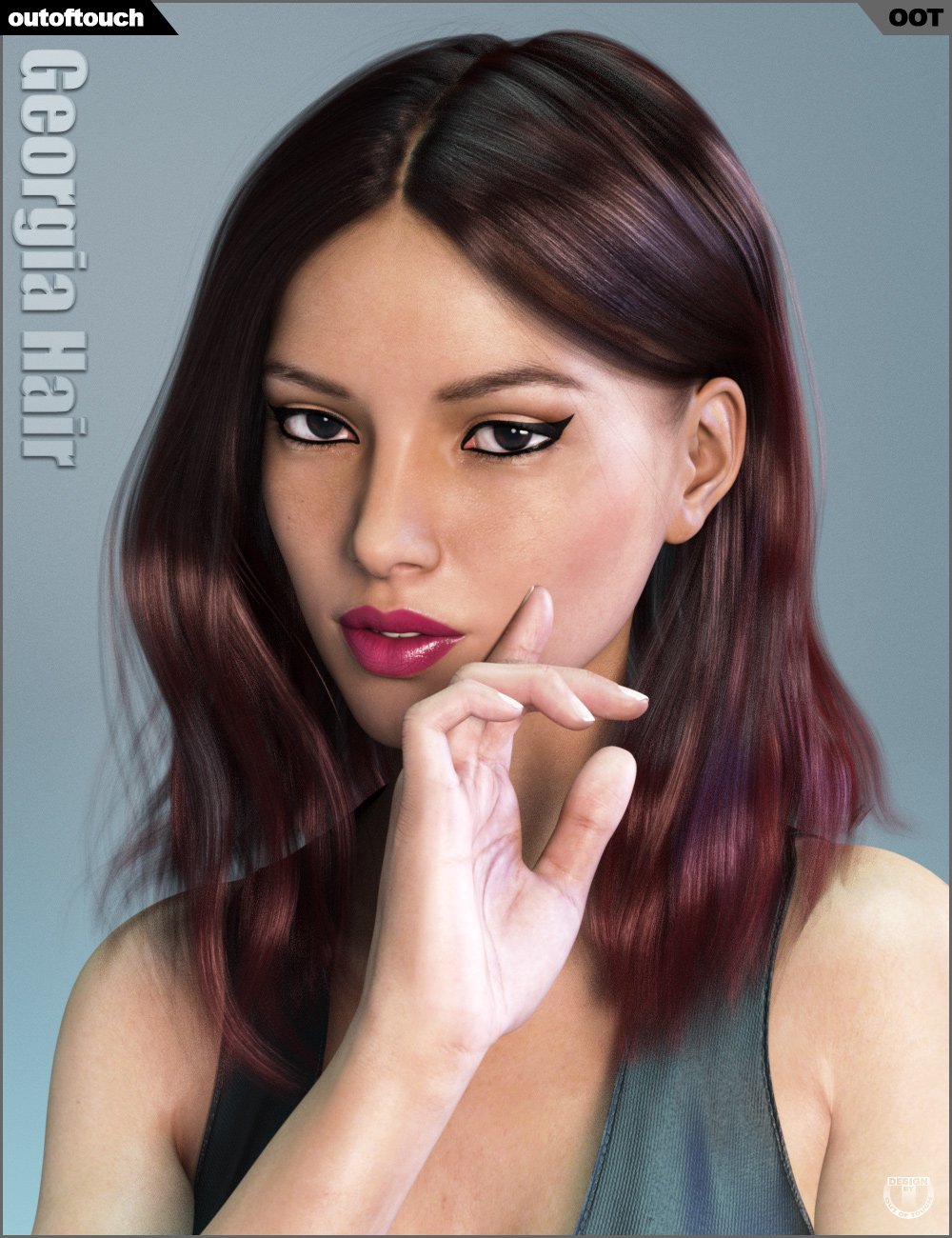 Georgia Hair And Oot Hairblending 2 0 For Genesis 3 Female S Daz 3d