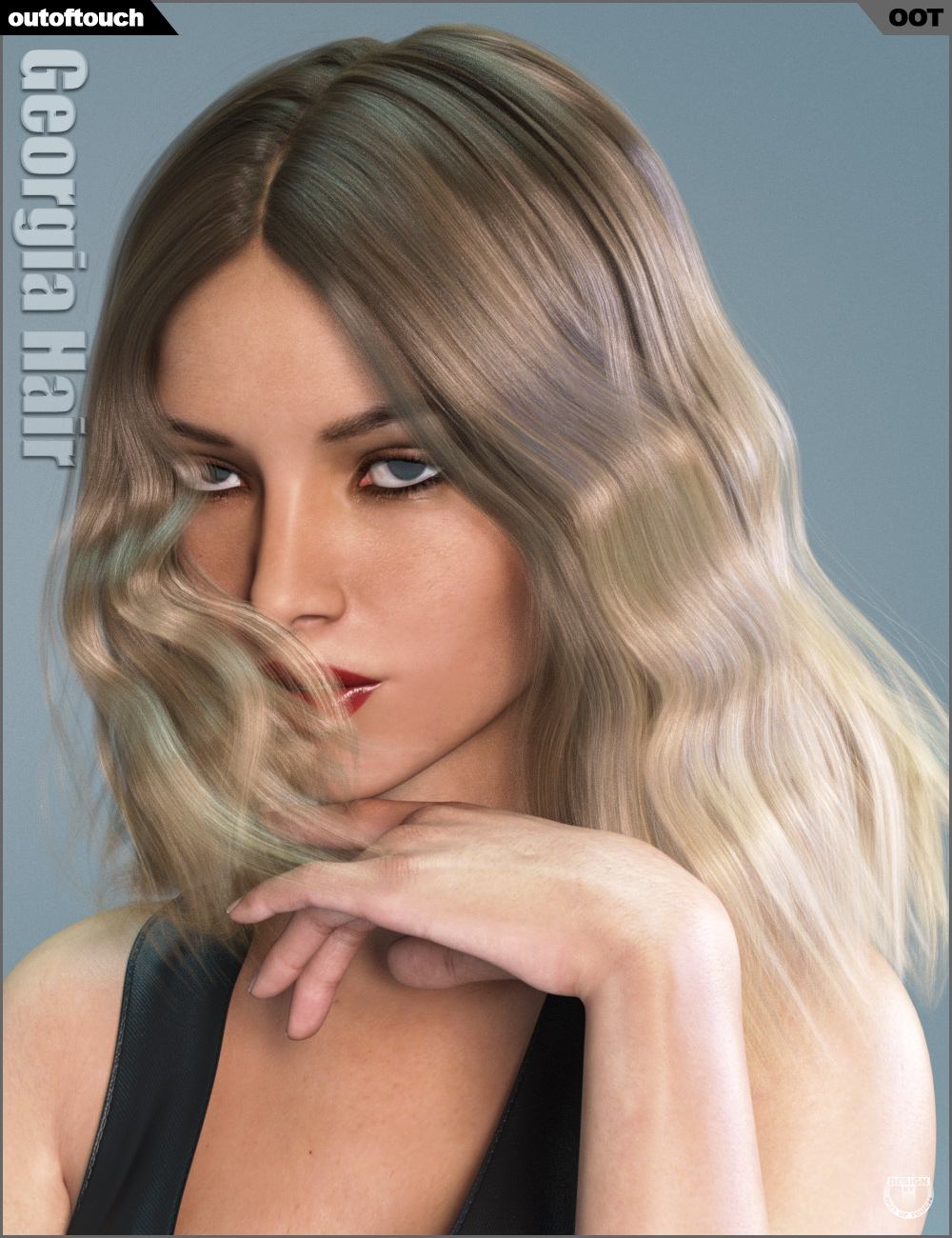 Georgia Hair And Oot Hairblending 2 0 For Genesis 3 Female S Daz 3d