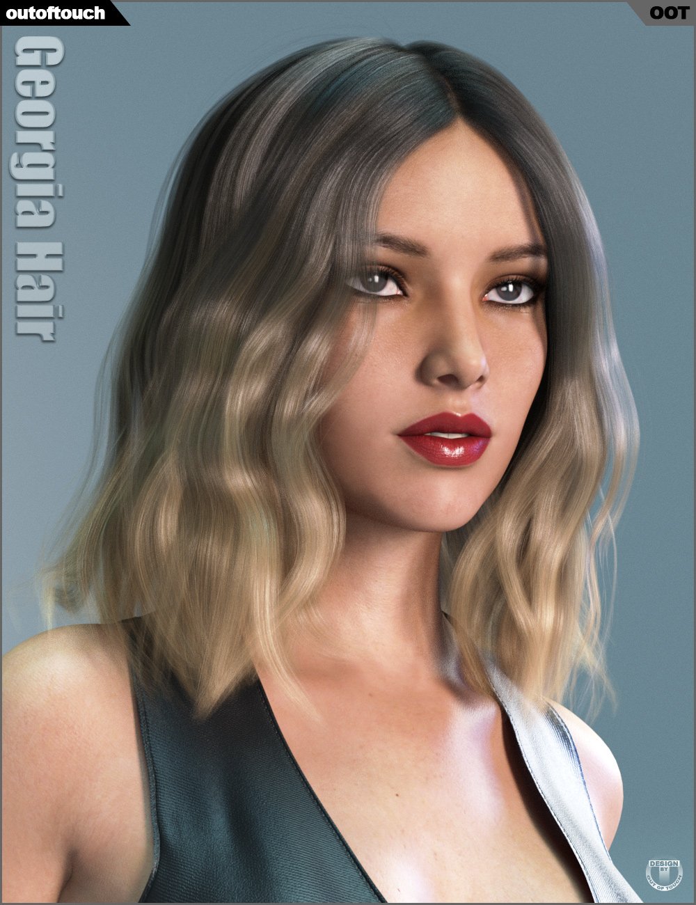 Georgia Hair And Oot Hairblending 2 0 For Genesis 3 Female S Daz 3d