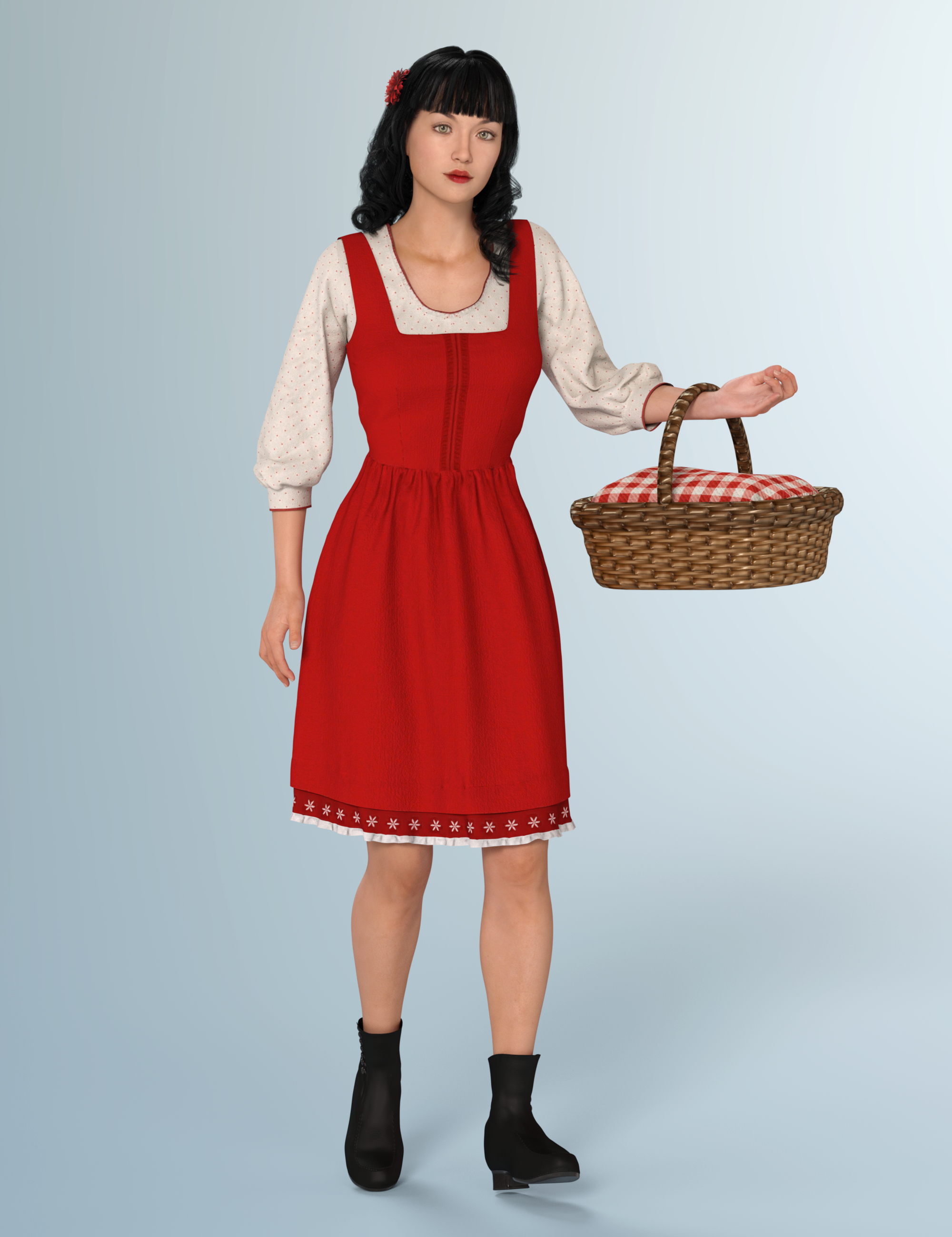 IJ Rustic Maiden for Genesis 3 Female(s) | Daz 3D
