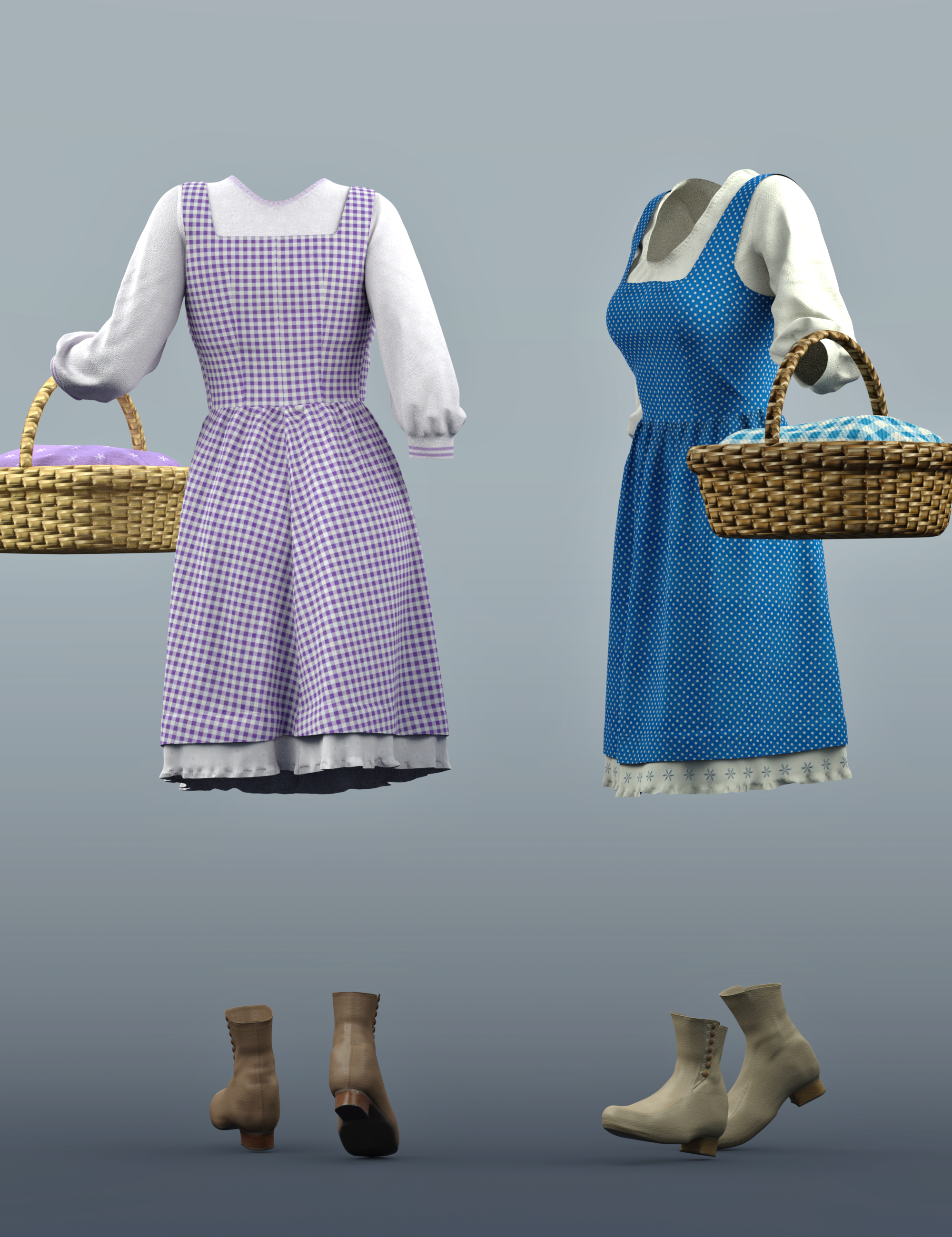 IJ Rustic Maiden for Genesis 3 Female(s) | Daz 3D