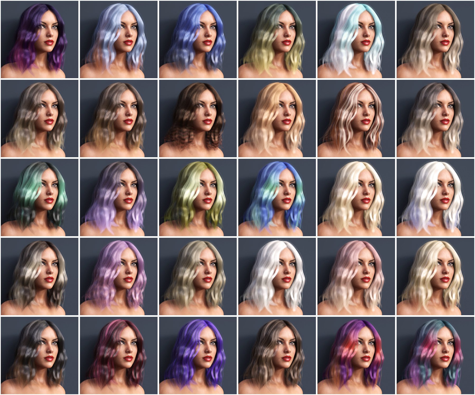Georgia Hair And Oot Hairblending 2 0 Texture Xpansion Daz 3d