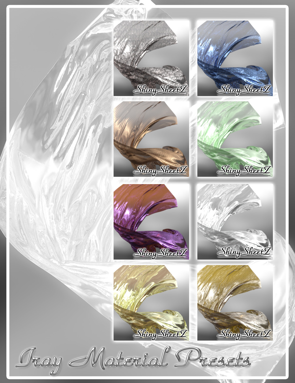 Shiny SheetZ Genesis 3 Female(s) | Daz 3D
