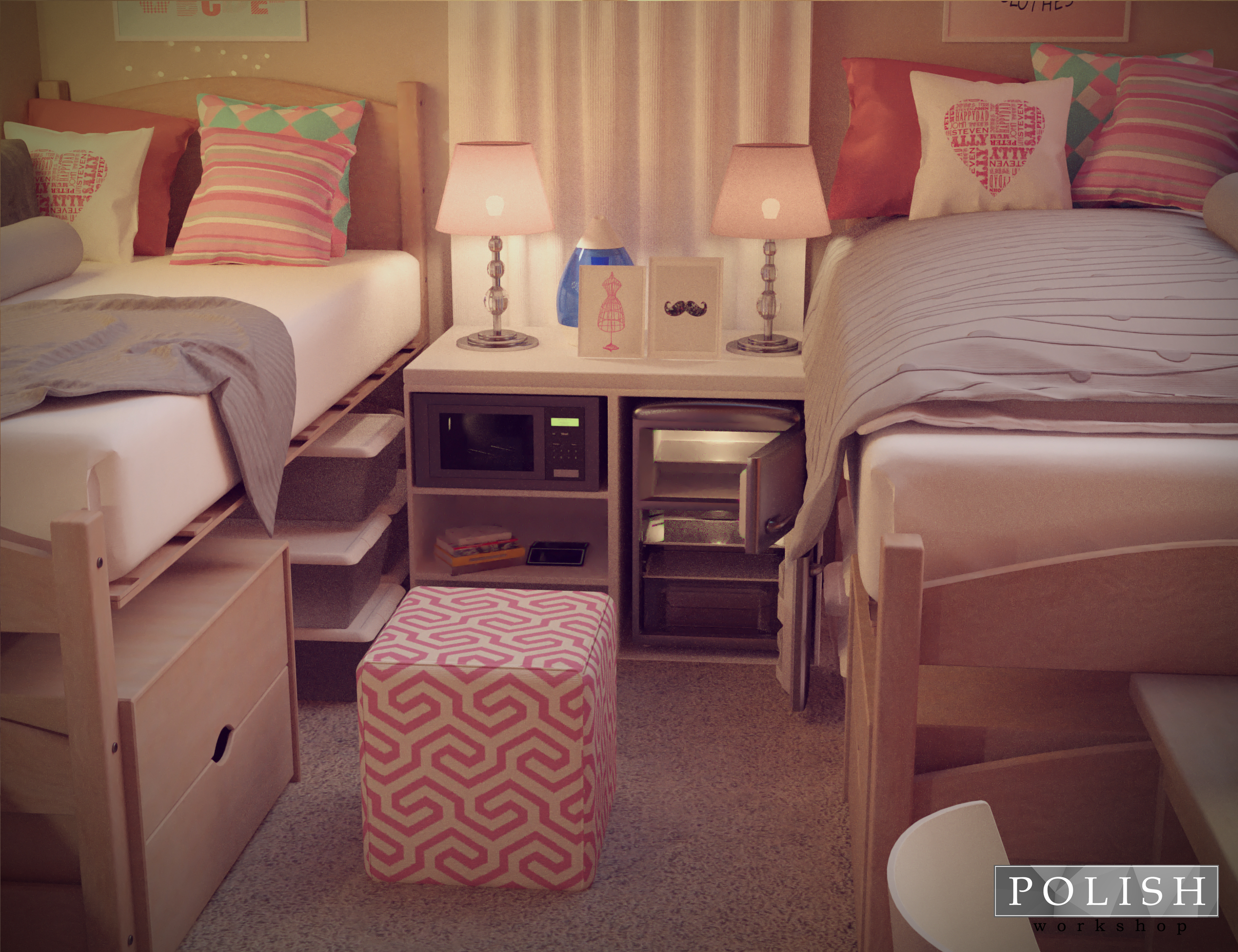 College Girl Dorm Bundle | Daz 3D