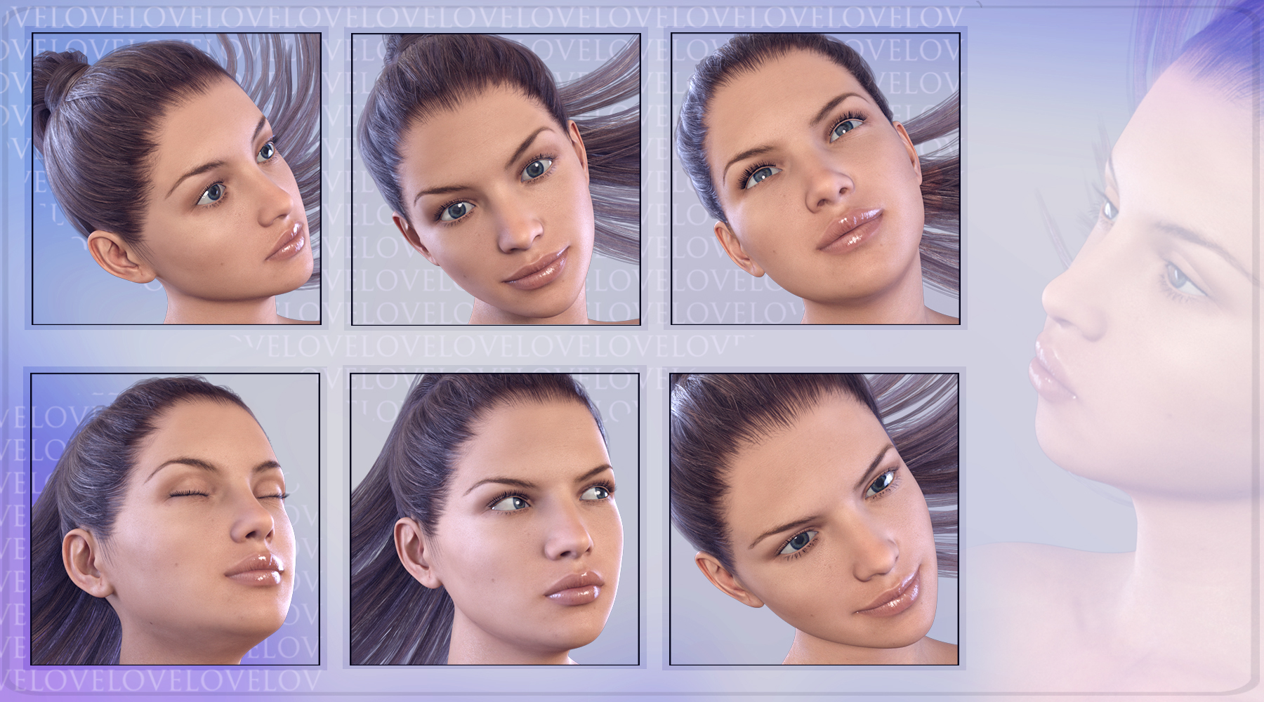 Z Childhood Wonder - Expressions for Genesis 3 Female | Daz 3D
