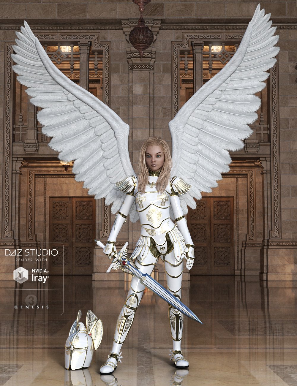 Angel Armor for Genesis 3 Female(s) | Daz 3D