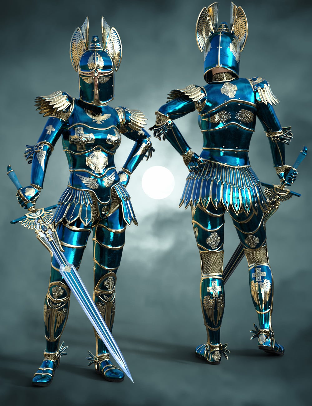 Angel Armor for Genesis 3 Female(s) | Daz 3D