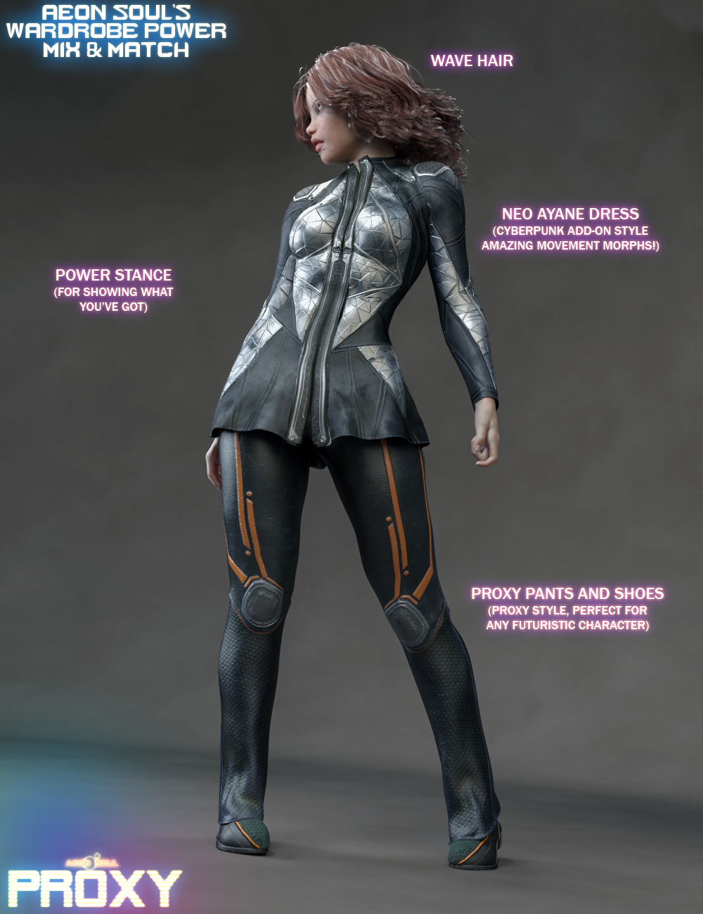 Proxy Outfit for Genesis 3 and 8 Female(s) | Daz 3D