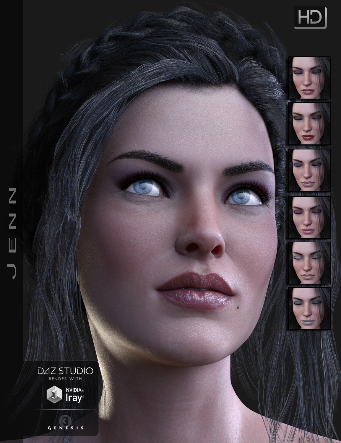Jenn HD for Victoria 7 | Daz 3D
