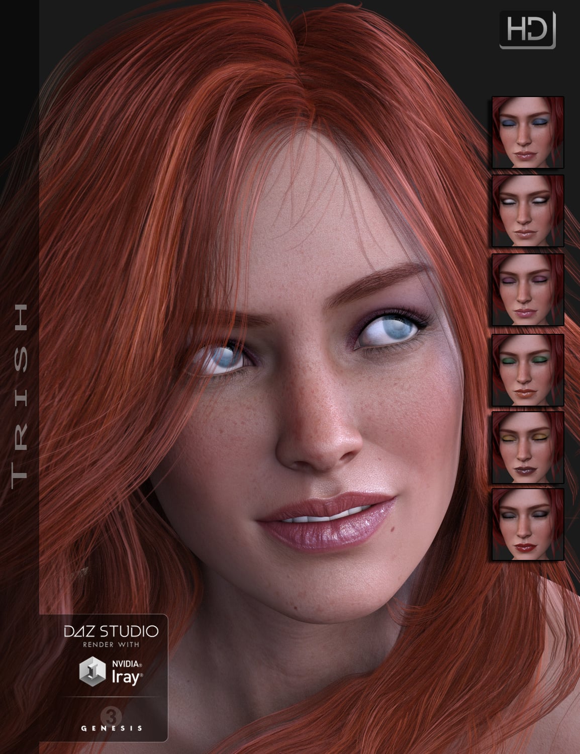 Trish HD for Victoria 7 | Daz 3D