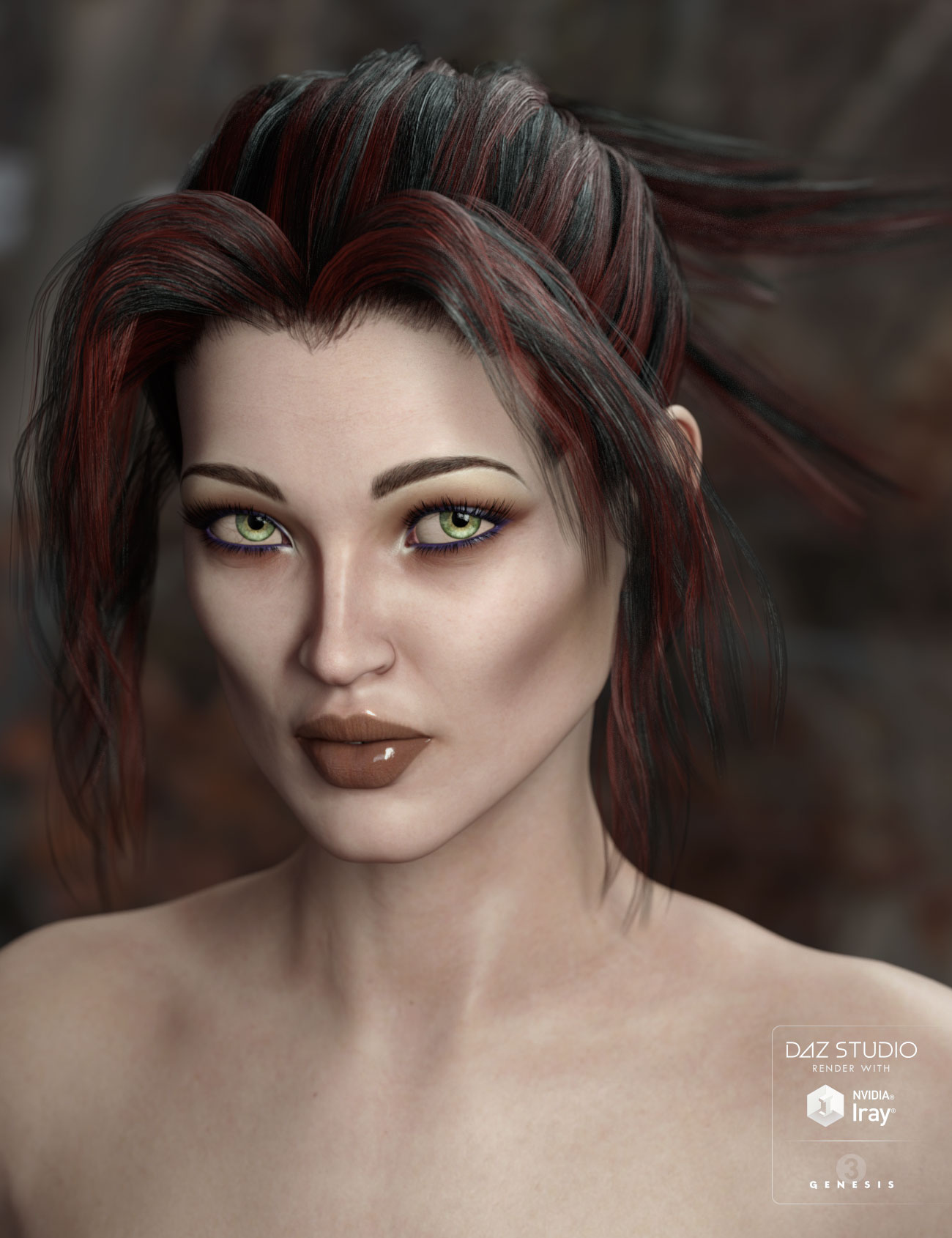 Idris Hair for Genesis 3 Male(s) & Female(s) | Daz 3D