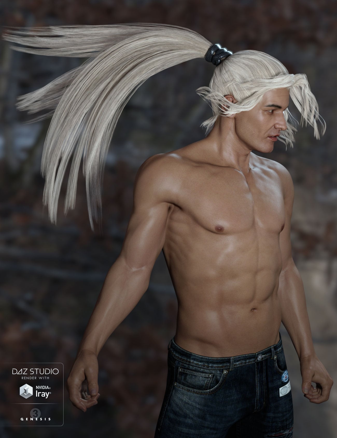 Idris Hair for Genesis 3 Male(s) & Female(s) | Daz 3D
