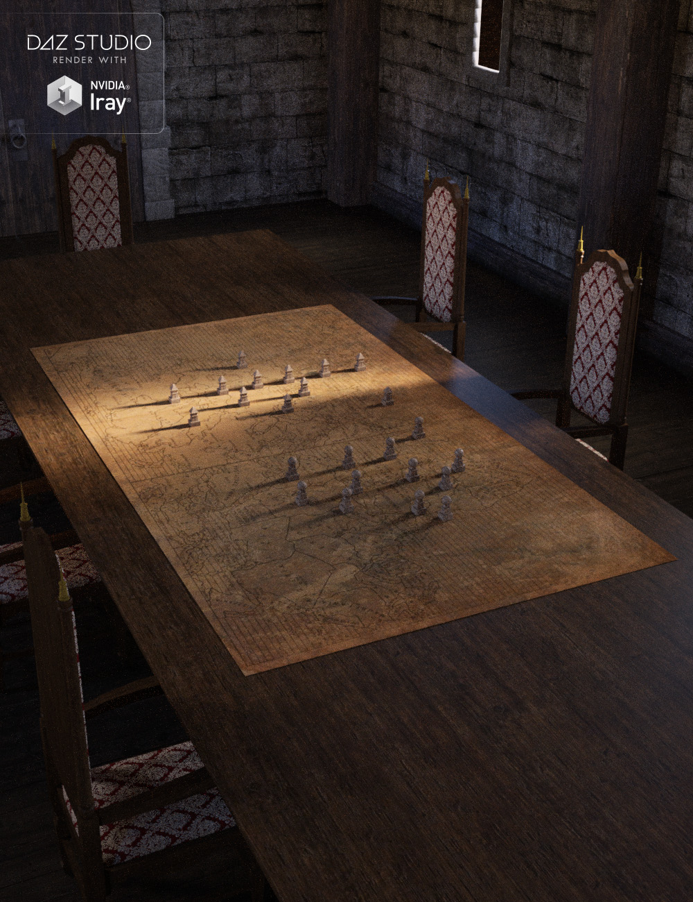 Fantasy War Room | Daz 3D