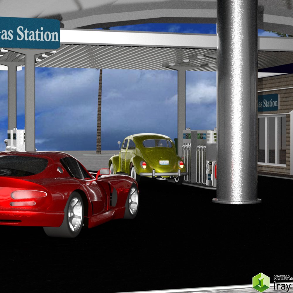 VP Gas Station (for DAZ Studio) | Daz 3D