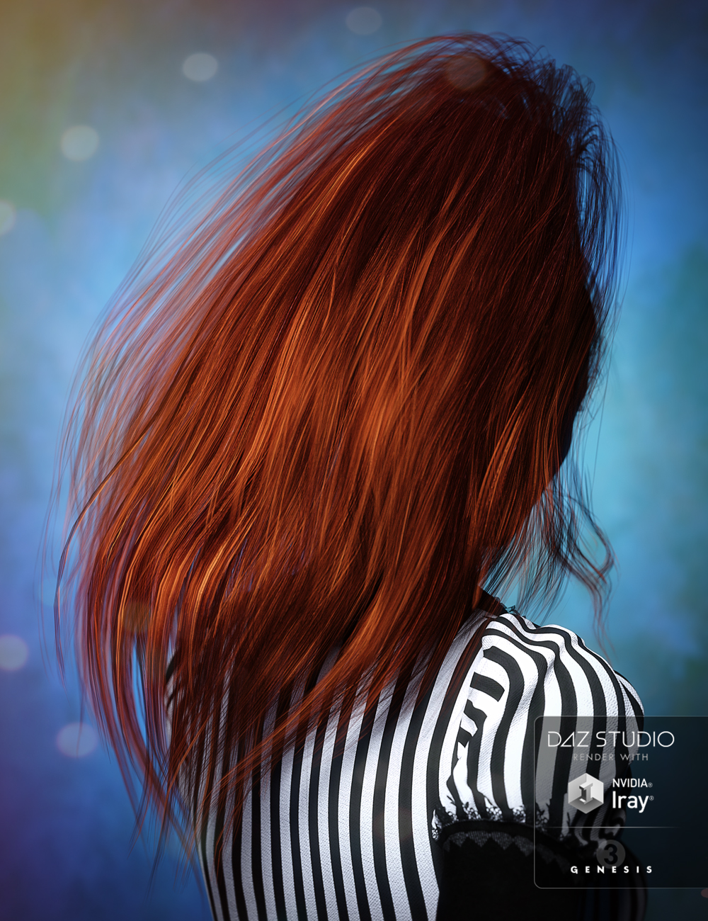 Twilight Hair for Genesis 3 Female(s) | Daz 3D