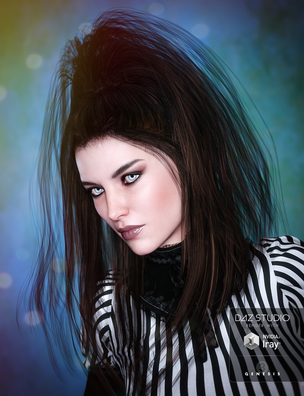 Twilight Hair for Genesis 3 Female(s) | Daz 3D