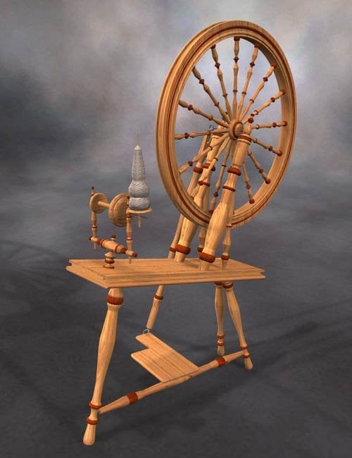 Spinning Wheel | Daz 3D
