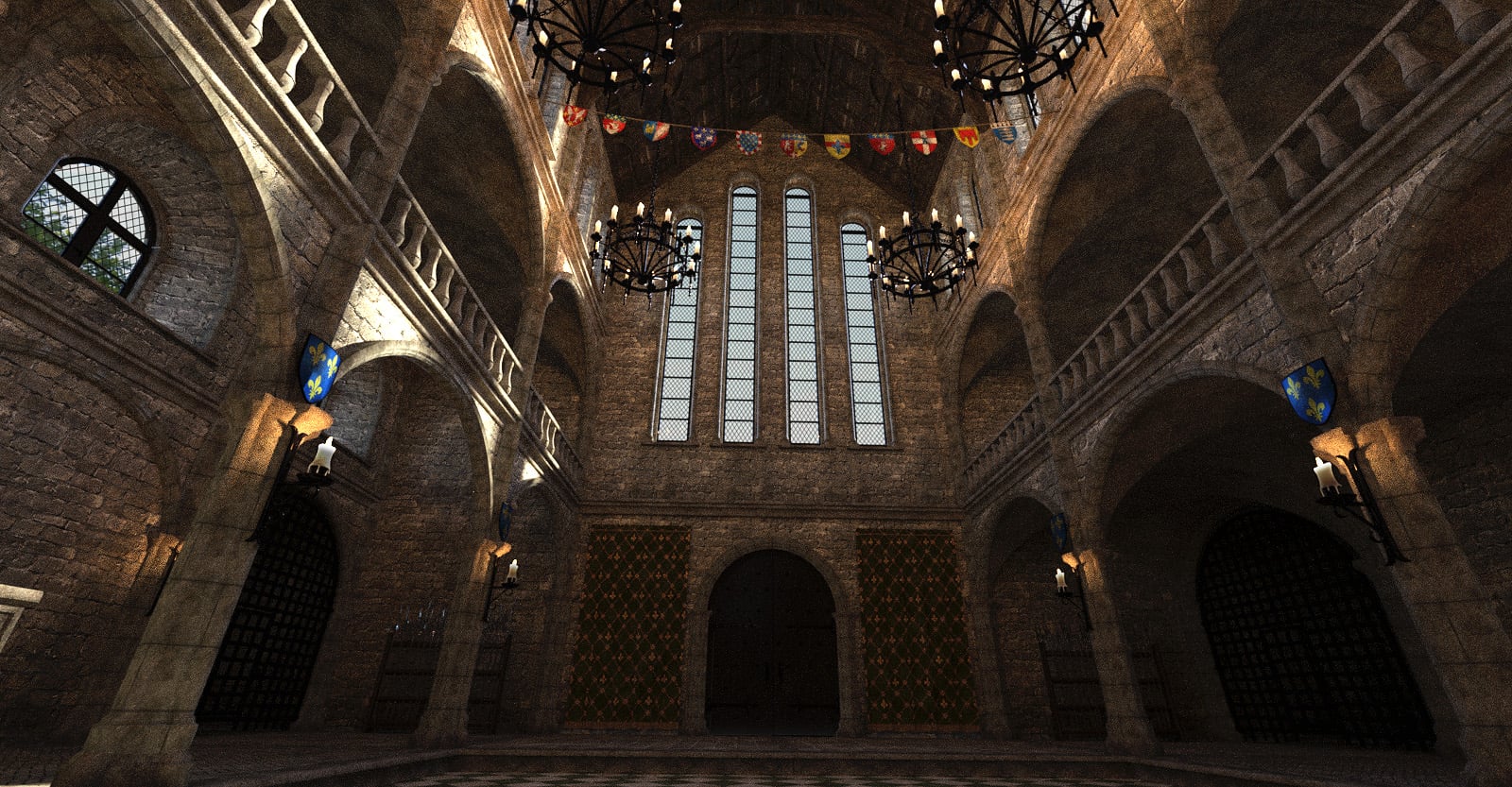 MICK-Great Hall | Daz 3D
