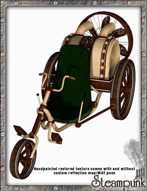 Steam Rider - Vintage & Restored | Daz 3D