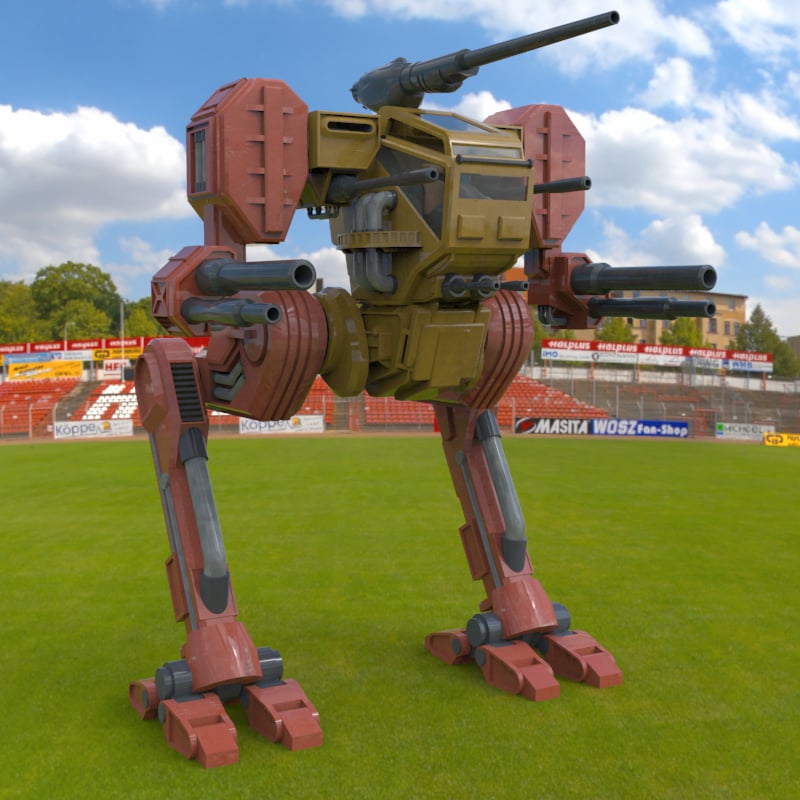 Hawksclaw Robot Mech (for Poser) | Daz 3D