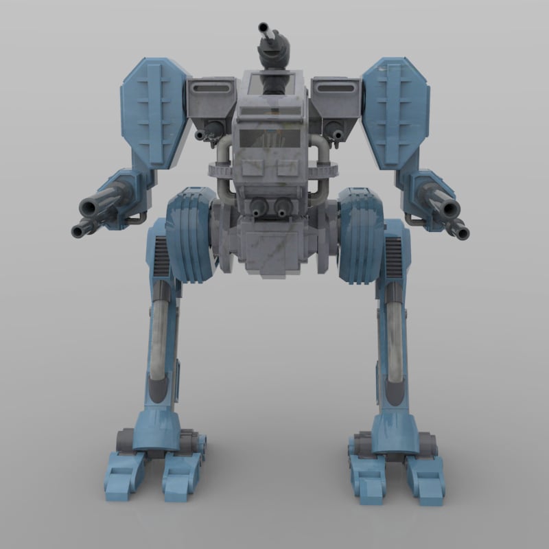 Hawksclaw Robot Mech (for Poser) | Daz 3D