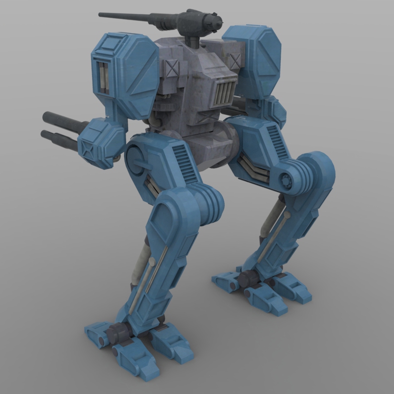 Hawksclaw Robot Mech (for Poser) | Daz 3D