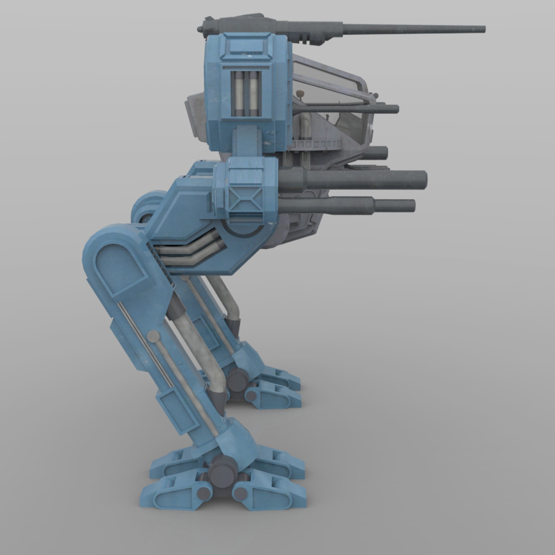 Hawksclaw Robot Mech (for Poser) | Daz 3D