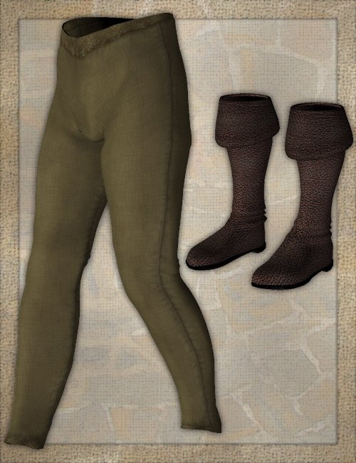 Villager Clothes for M3's and David's Tunic Packs | Daz 3D
