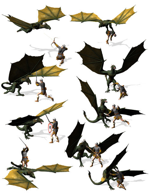 Wild Wyvern Action | Daz 3D