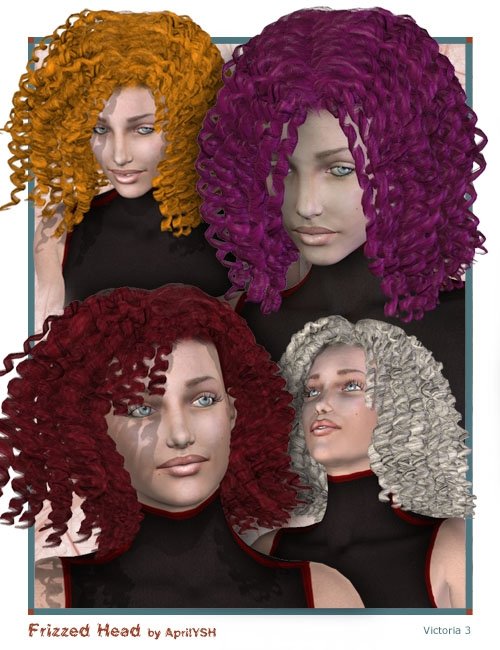 Frizzed Head | Daz 3D