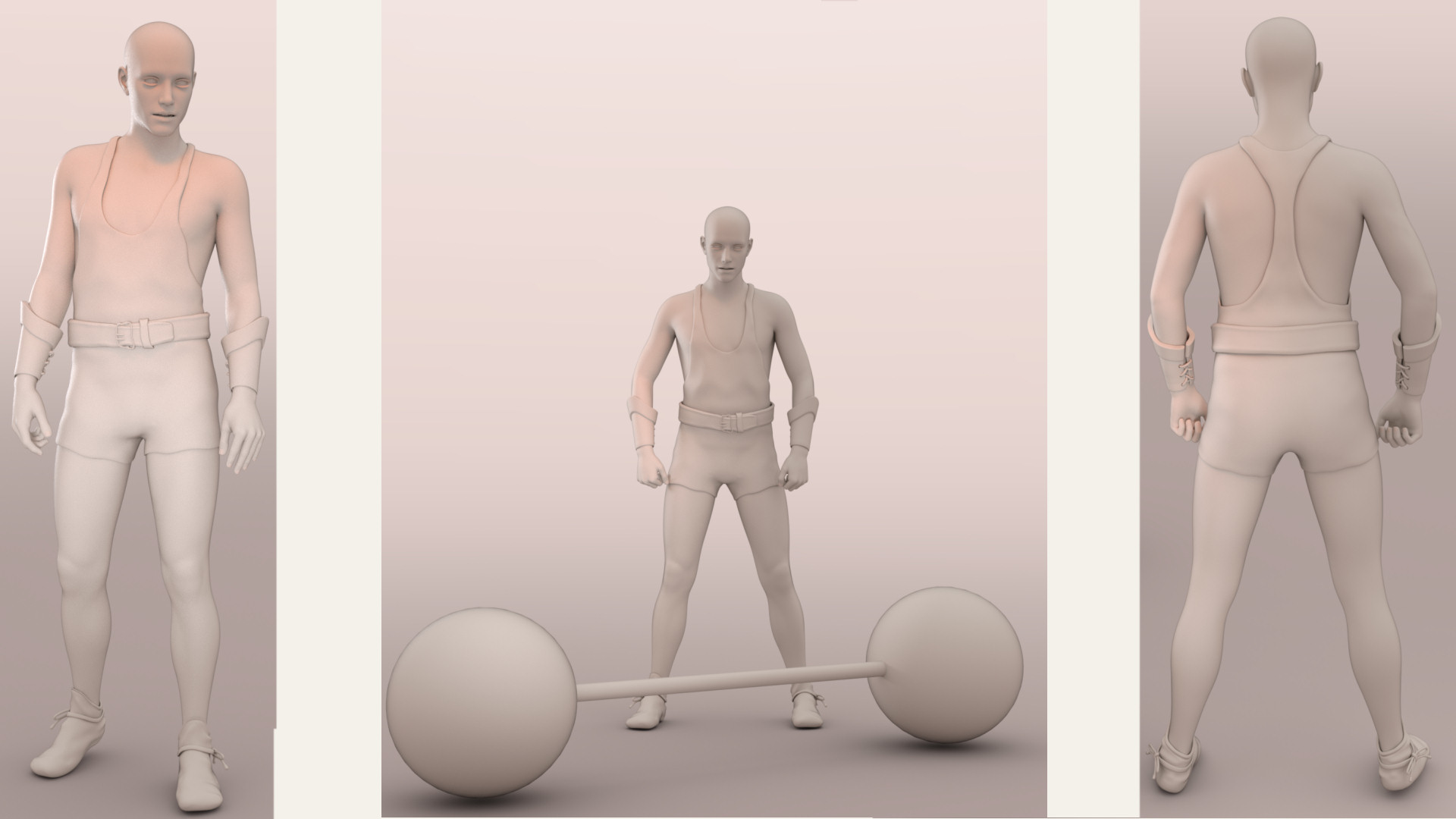 Strongman for Multi-Man | Daz 3D